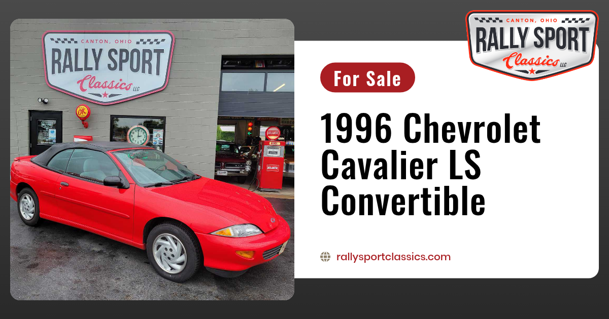 1996 Chevrolet Cavalier LS Convertible – Rally Sport Classics LLC